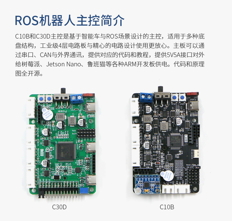 轮趣科技ROS机器人控制板STM32F407开发主控小车四驱学习驱控一体-阿里巴巴