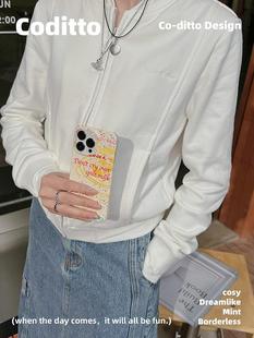 coditto原创奶黄肌理菲林二合一适用iPhone14pro手机壳创意苹果16-阿里巴巴