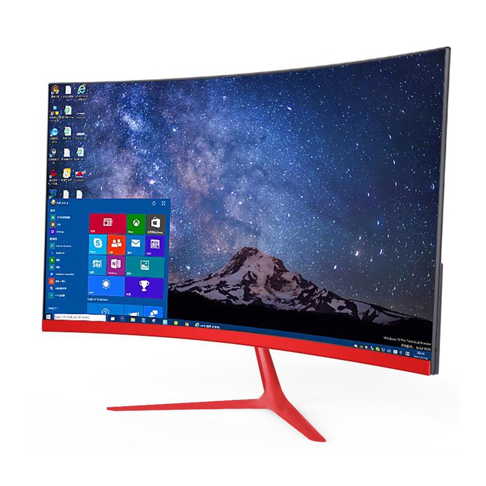 24 inch curved PC monitor computer desktop 75Hz IPS screen跨-阿里巴巴