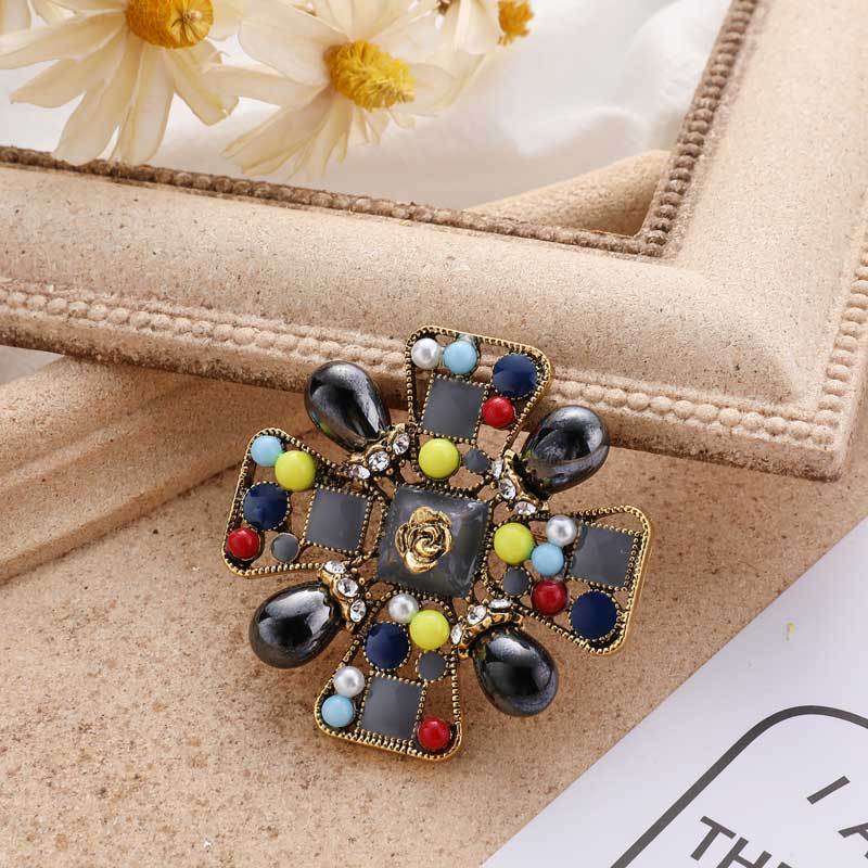 vintage巴洛克风热销欧美复古胸针胸花时尚百搭服饰别针批发-阿里巴巴