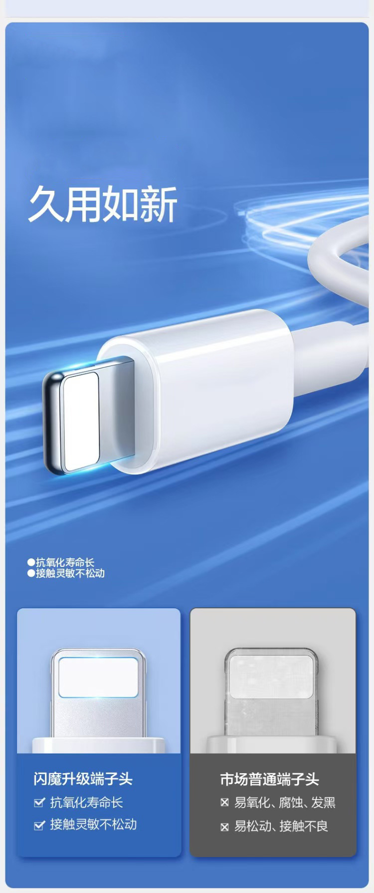 电平凡 适用于苹果 超级快充数据线 25BL-阿里巴巴