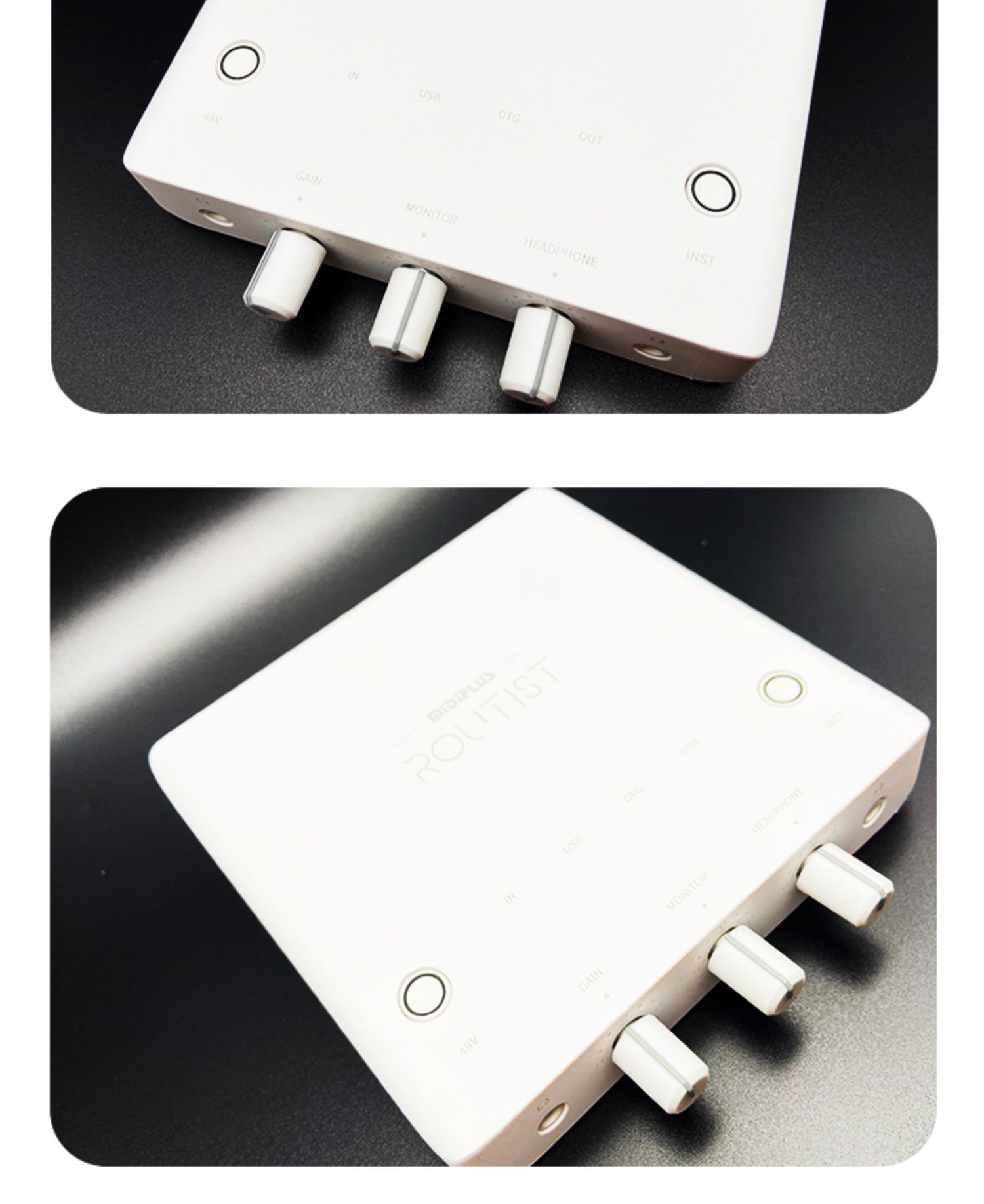 Midiplus Routist R2 MIDI PlUS 外置USB声卡台式笔记本直播录音-阿里巴巴