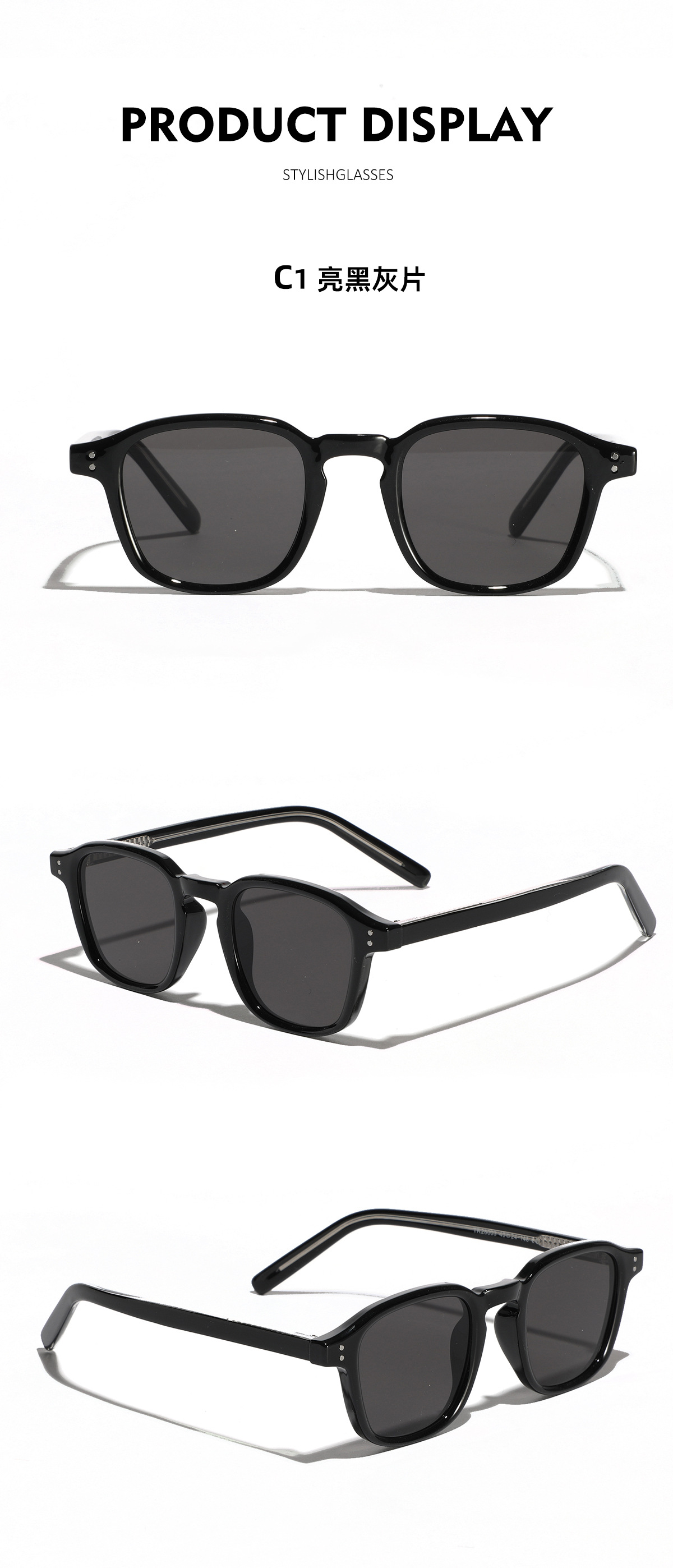 迅格新款复古欧美太阳镜男跨境时尚ins墨镜女跨境TR90太阳眼镜-阿里巴巴