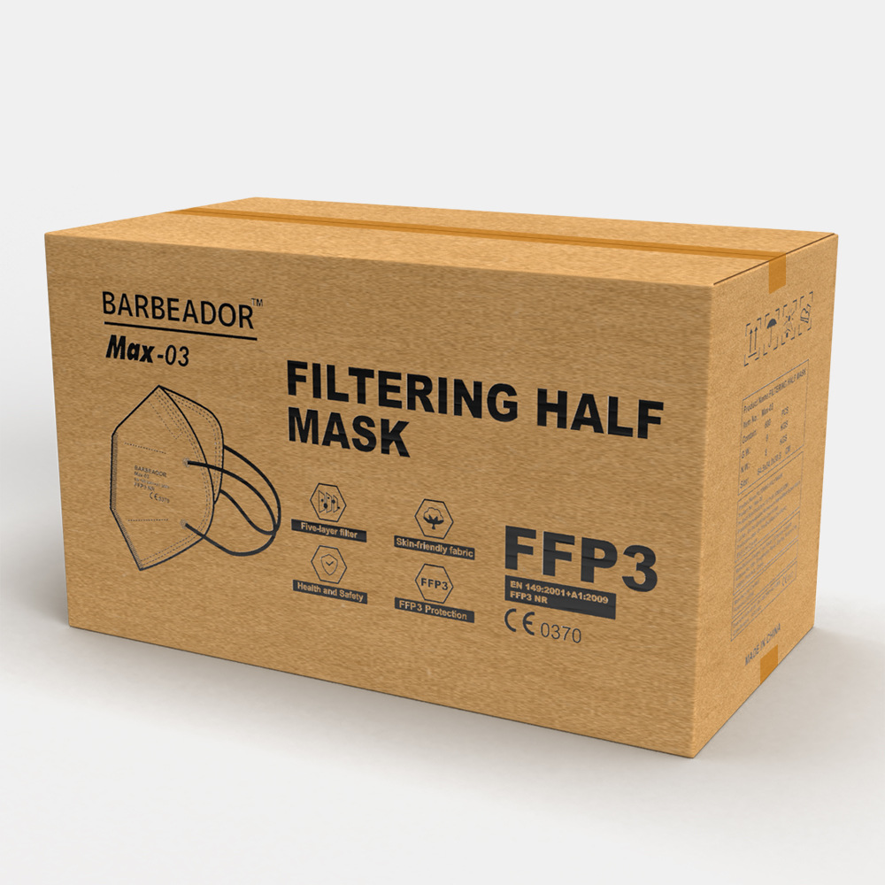 工厂现货批发口罩白色六层FFP3现货 0370白名单 独立包装-阿里巴巴