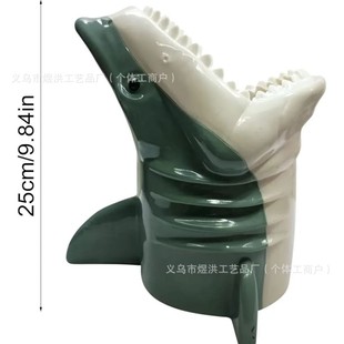 跨境新品 Sharks Popcorn Bucket 鲨鱼爆米花桶50周年纪念桶-阿里巴巴