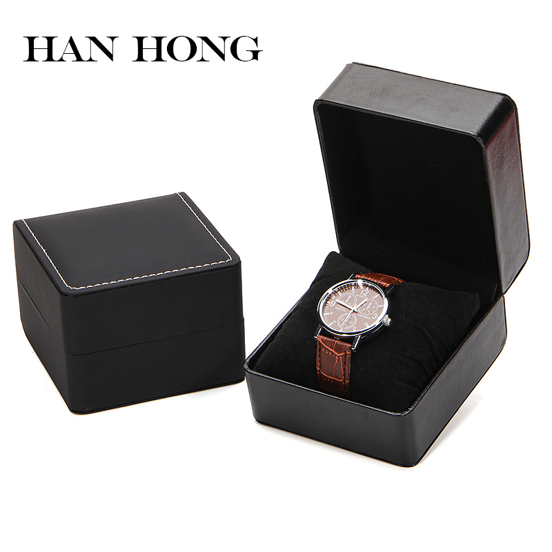 PU手表盒手表包装盒翻盖手表盒子手表首饰盒手表礼品礼盒表盒批发-阿里巴巴