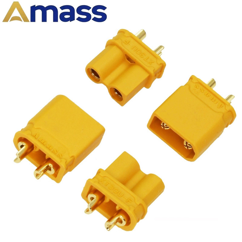 Amass XT30U-F XT30U-M 母头/公头小电流模型插头 低阻值香蕉插头-阿里巴巴