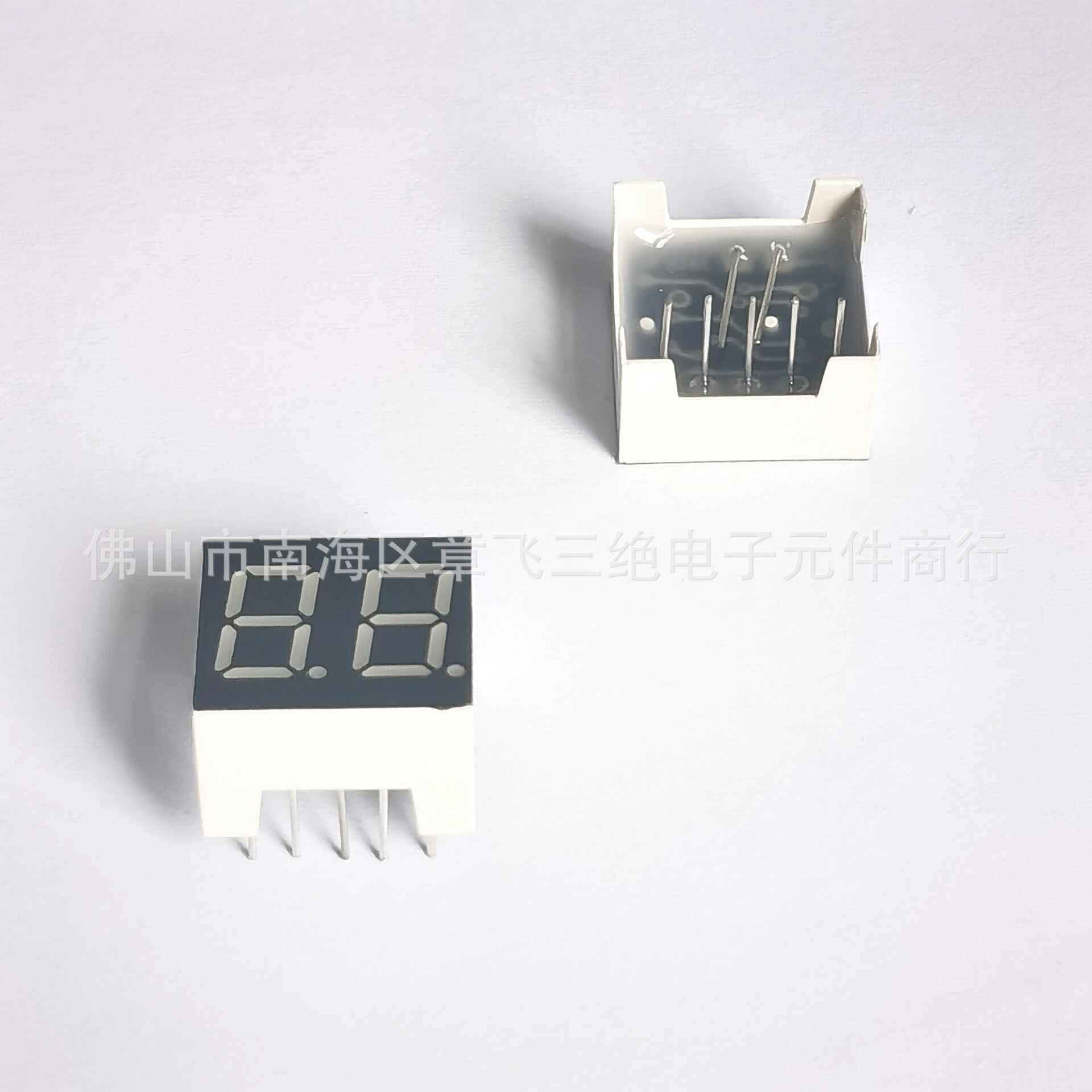 两位led数码屏 0.36寸2位高亮红光数码管下单排5脚高壳数码管10MM-阿里巴巴
