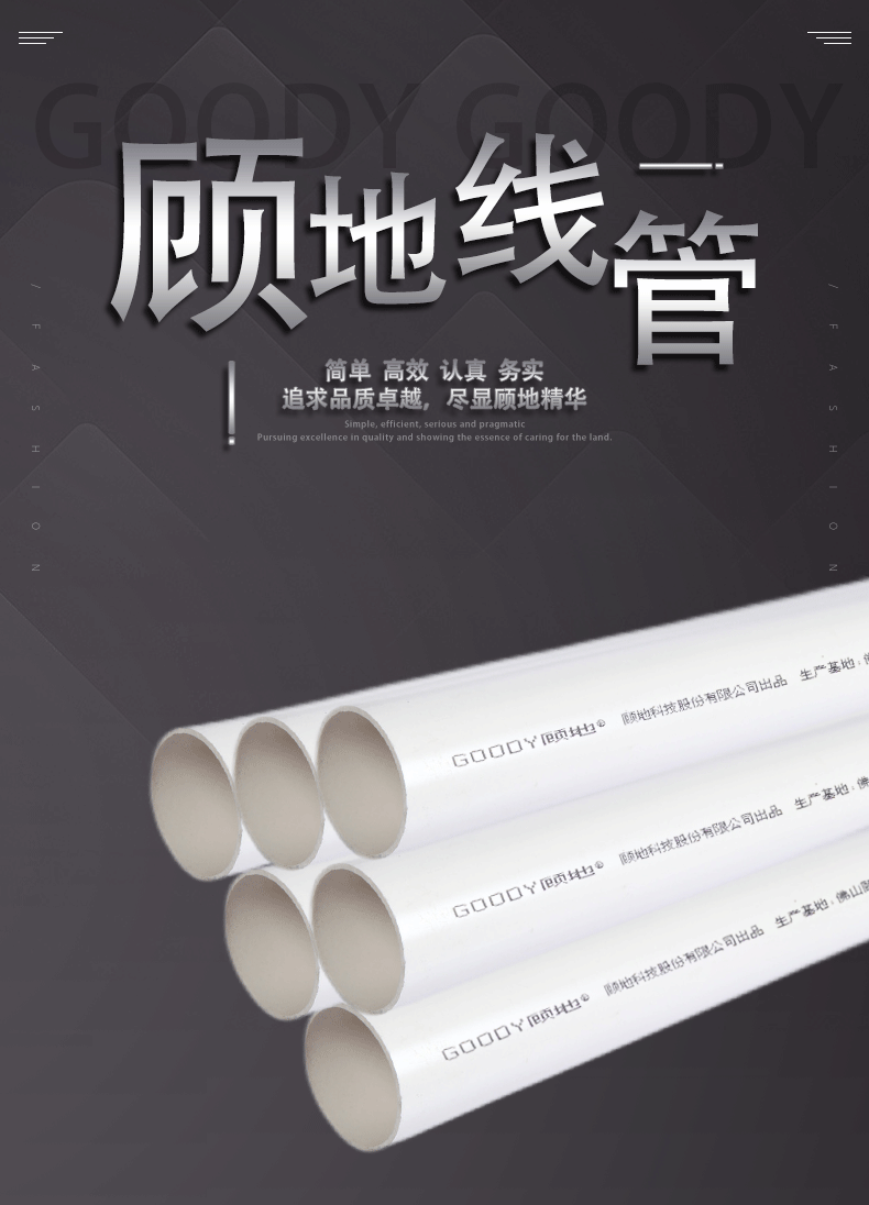 顾地PVC穿线管材DN16-63阻燃绝缘电线管20家装批发白色电工套管25-阿里巴巴