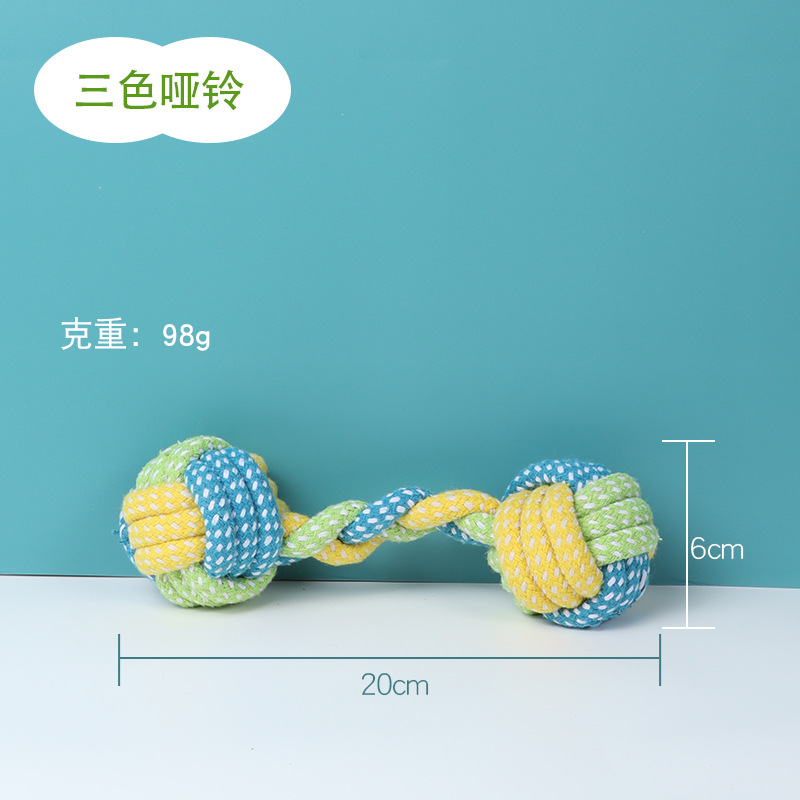 Supply Pet Clean Tooth Rope Knot Toy Combination Set Cotton String the ...