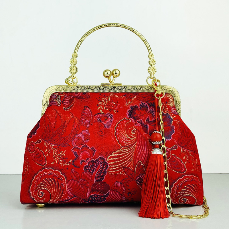 New Chinese style embroidery qipao bag handbag gift wrap and restoring ...