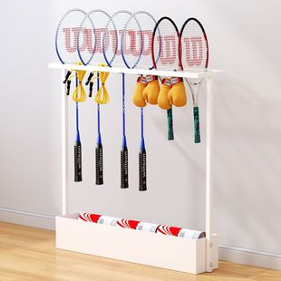 羽毛球拍收纳架家用大容量羽毛球放置架网球拍运动健身器材置物筐-阿里巴巴