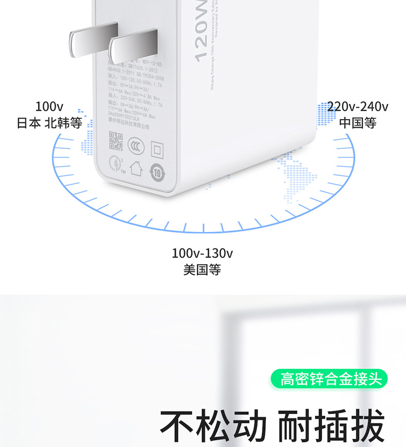 工厂直销适用于小米120w充电器12Spro红米note11tpeo氮化镓充电器-阿里巴巴