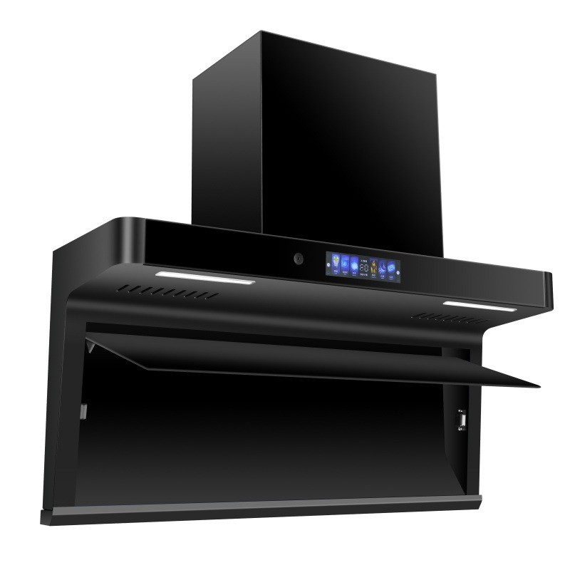 Household Range Hood Large Suction Top Side Double Suction Range Hood ...