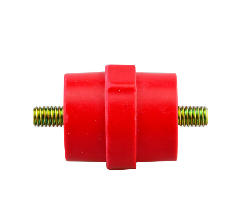 德力西红色绝缘子SM40 M8配电箱零排绝缘子 高强度纺锤形绝缘柱-阿里巴巴