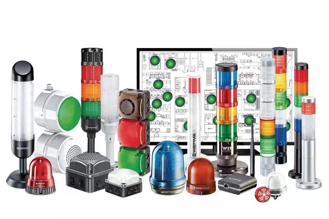 供应德国WERMA新款689系列多层信号灯24V声光组合IP65-阿里巴巴
