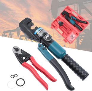 Hydraulic Hand Crimper Tool Kit, 8 Ton ydraulic Cable Crimpe-阿里巴巴