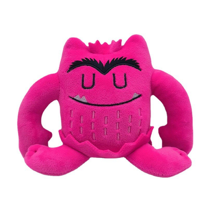 萌宠可爱情绪小怪兽the color monster卡通毛绒玩具公仔娃娃批发-阿里巴巴