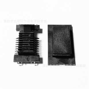 EEL19变压器骨架多槽EEL19多槽卧式骨架7+2针L脚带外壳干式-阿里巴巴