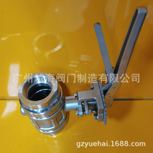 广州越海阀门D81X-16P/25全不锈钢304/316手柄零泄露沟槽卡箍蝶阀-阿里巴巴