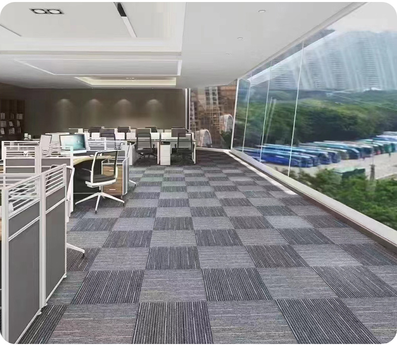 商用拼块写字楼办公室地毯现代简约方块地毯灰色会议室地毯拼装-阿里巴巴