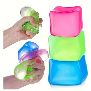 3pcs Color Squishy Fidget Stress Cubes High Density Gel-阿里巴巴