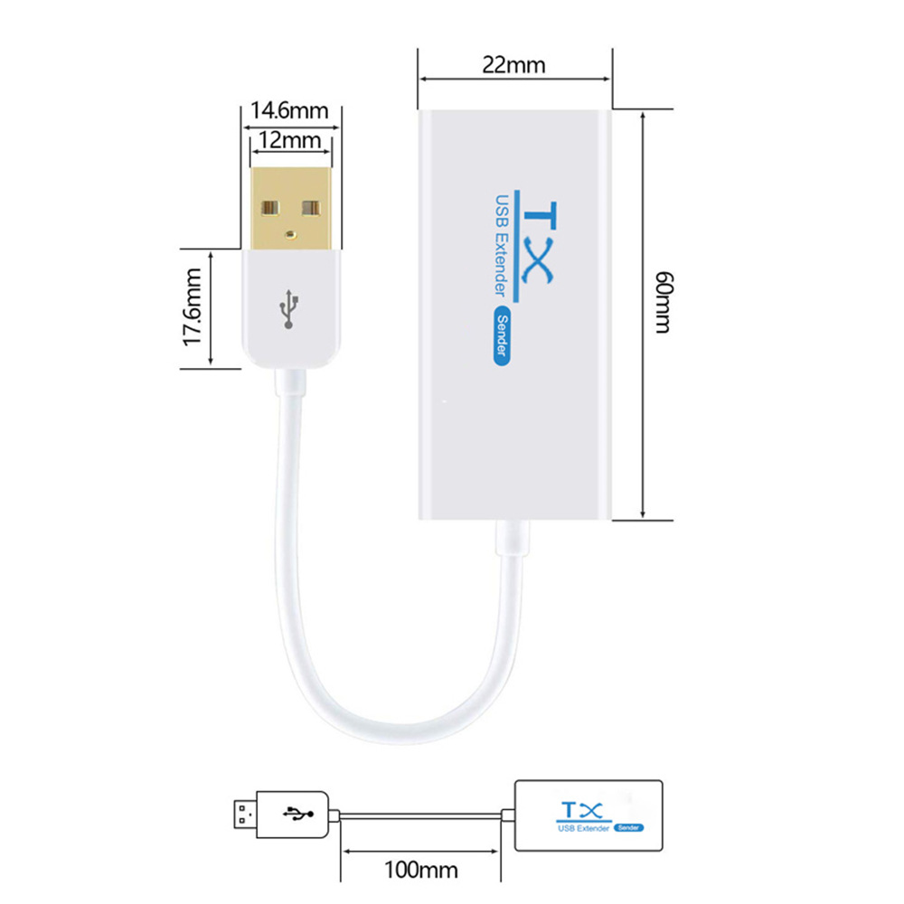 USB 200M RJ45 Extender TXRX Sender Receive Extension Adapter-阿里巴巴