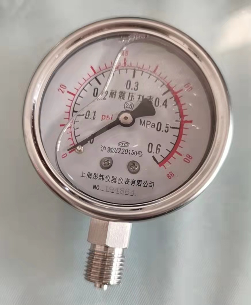 不锈钢耐震压力表ytn60抗震1.6mpa水压力检测真空负压表-阿里巴巴