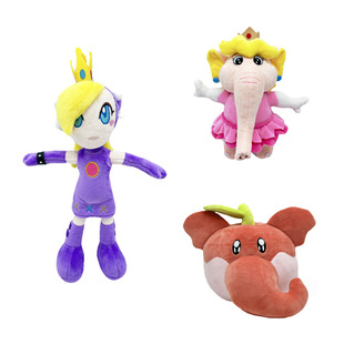 新品Super Mario Wonder Elephant Apple 马里奥大象苹果玩偶公仔-阿里巴巴