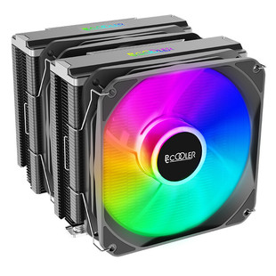 超频三东海双子星S9 EX双塔ARGB风冷AM4/1700/2011/12代cpu散热器-阿里巴巴