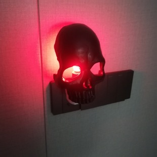 跨境新品 Skull Night Light万圣节骷髅头夜灯派对骷髅氛围调节灯-阿里巴巴