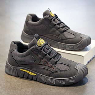 2025夏季新款男士劳保鞋耐磨男款日常休闲鞋工地干活防滑耐磨男鞋-阿里巴巴