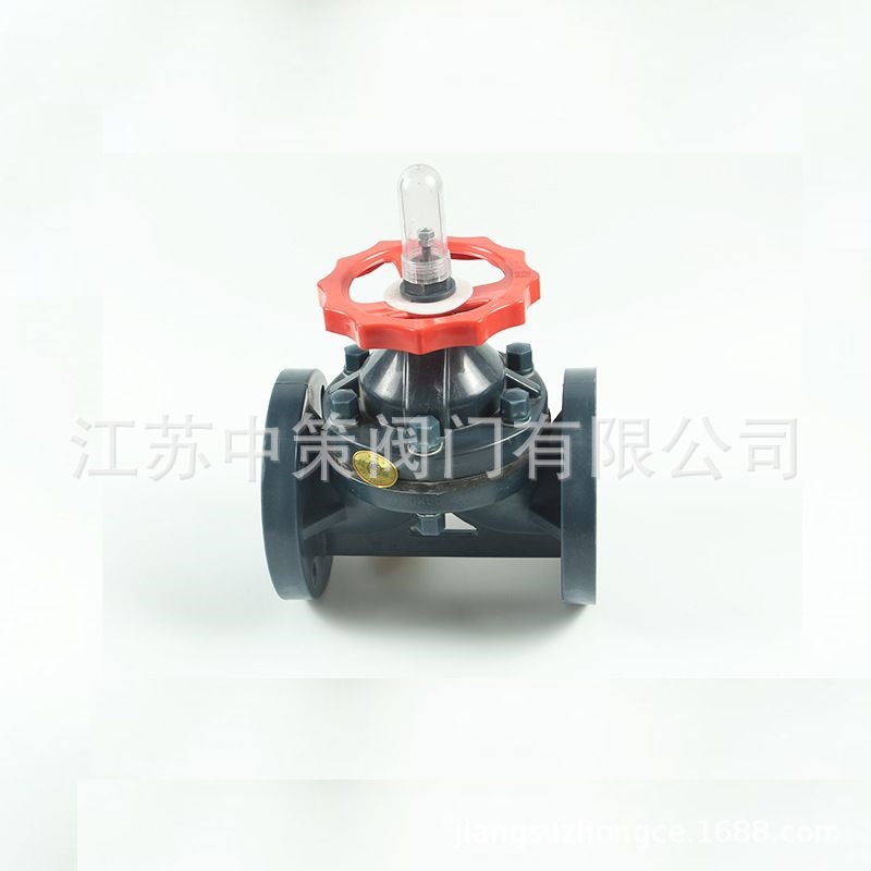 G41F-6S手动FRPP塑料闸阀 UPVC PVC隔膜阀石油化工塑料法兰隔膜阀-阿里巴巴