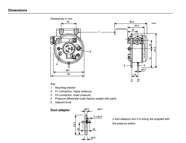 SIEMENS西门子风压开关QBM81-3空气压差开关QBM81-5,QBM81-10-阿里巴巴
