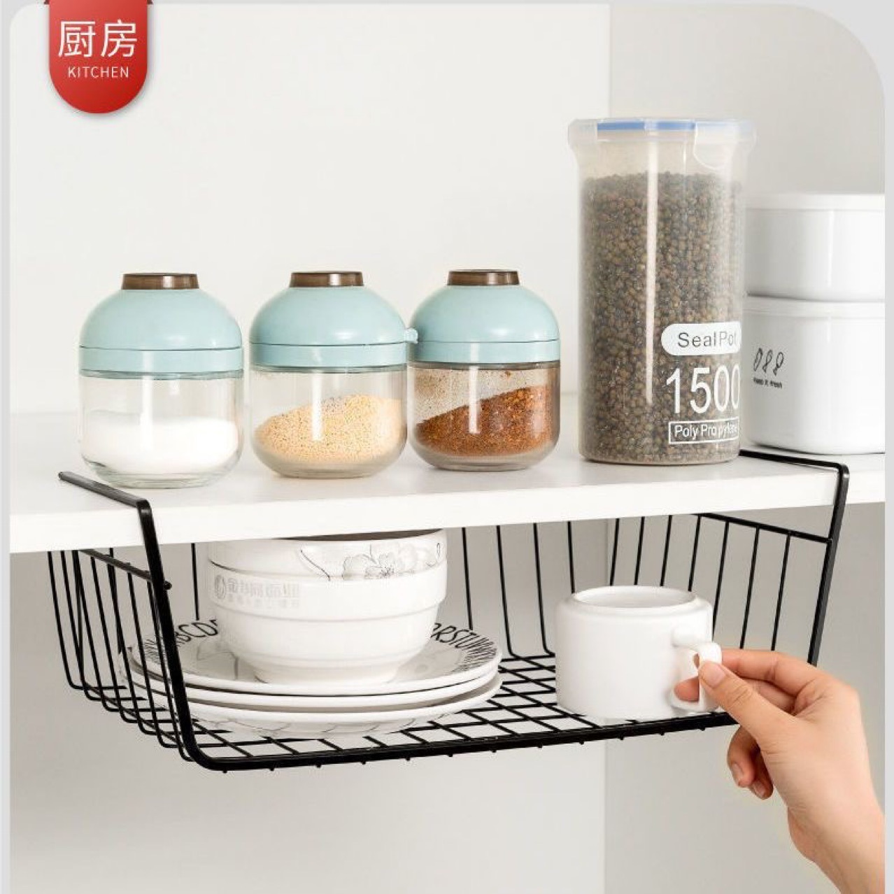 Cabinet Layered Storage Rack Dormitory Good Things Kitchen Hanging ...