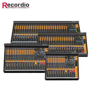 MV24调音台舞台专业混音器酒吧音响打碟USB声卡录音蓝牙DJ mixer-阿里巴巴