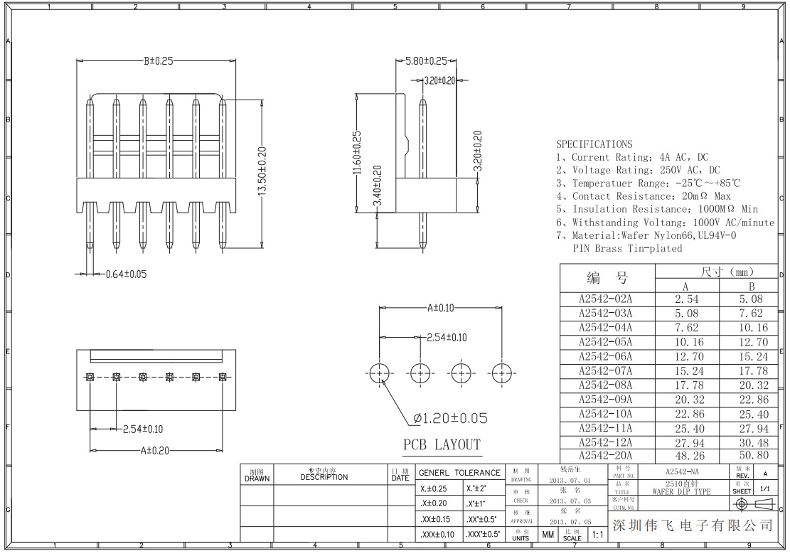 针座2510-2A直针米色 2.54MM间距连接器 耐高温接插件-阿里巴巴