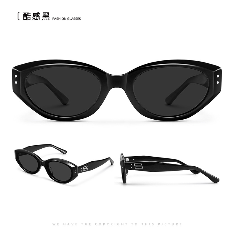 rococo章若楠同款墨镜女GM猫眼太阳镜2025新款高级感虞书欣杨超越-阿里巴巴