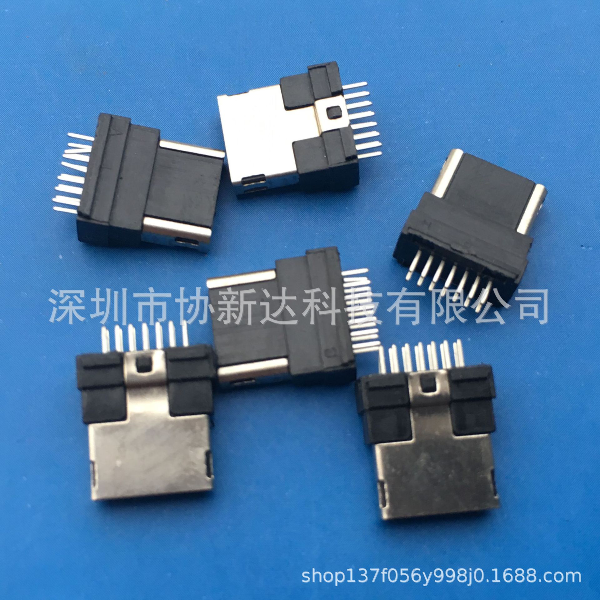 三星12P公头 MINI usb 12pin 插头 半包 带接地 不接地 带后塞-阿里巴巴
