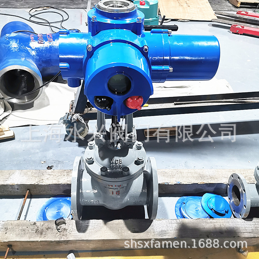 Z941H-16C-DN80智能调节型电动闸阀 双法兰电动闸阀4-20mA DC信号-阿里巴巴