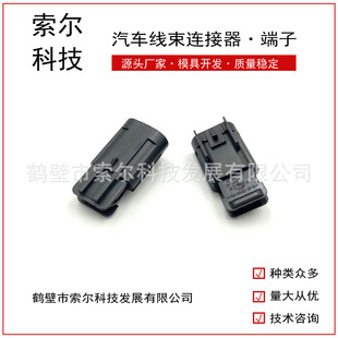 15326678国产2P德尔福连接器黑色插接件可配端子种类多欢迎询价-阿里巴巴
