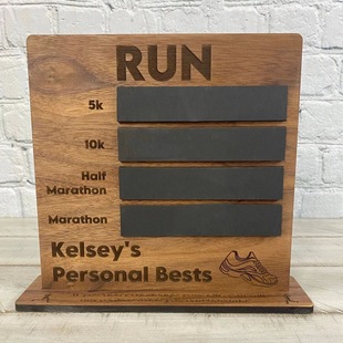 独立站新款 Runner Gifts Running Frame 木质跑步者框架-阿里巴巴