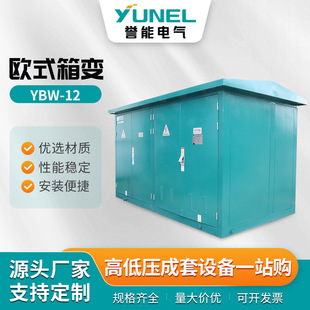 YBW-12欧式箱变 成套箱式变电站高压预装式630KVa变压器房成套箱-阿里巴巴