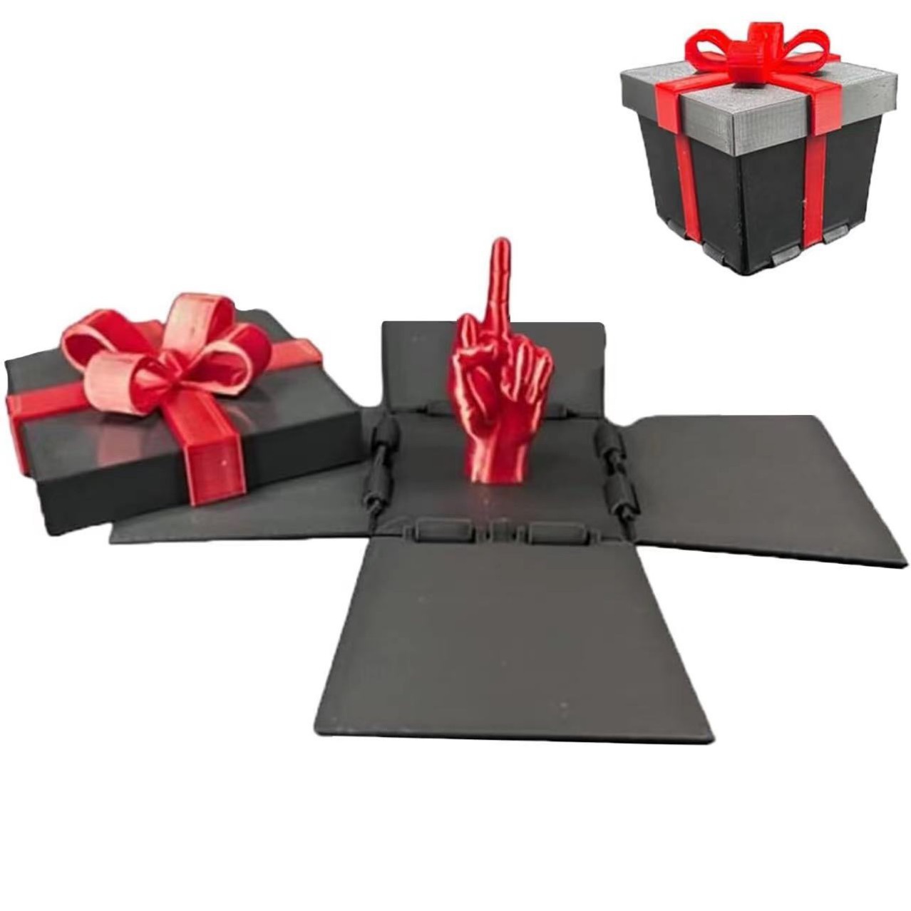 亚马逊新 Middle Finger Surprise Gift Box恶搞整人中指惊喜礼盒-阿里巴巴