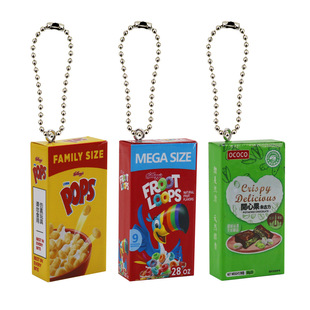 仿真家乐氏五彩水果圈钥匙扣迷你pops迪拜开心果巧克力食玩挂件-阿里巴巴