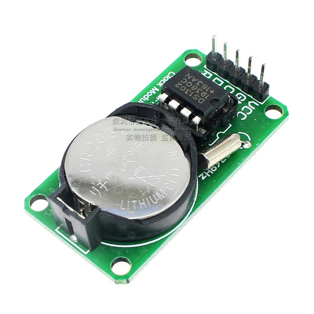 DS1302时钟模块 DS1302实时时钟模块带电池 CR2032掉电走时模块-阿里巴巴