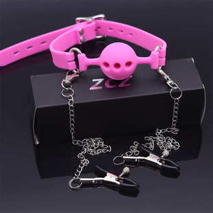 ZCZ口塞SM玩具成人用品练习道具堵嘴流口水夫妻玩具有洞的-阿里巴巴