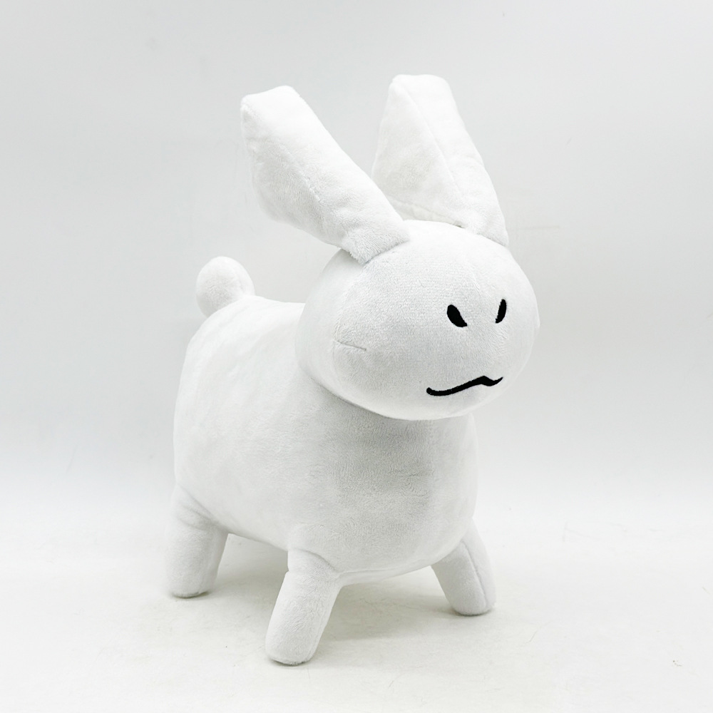 跨境新品Gubby Plush 被遗忘的游戏周边白兔子毛绒玩具公仔-阿里巴巴