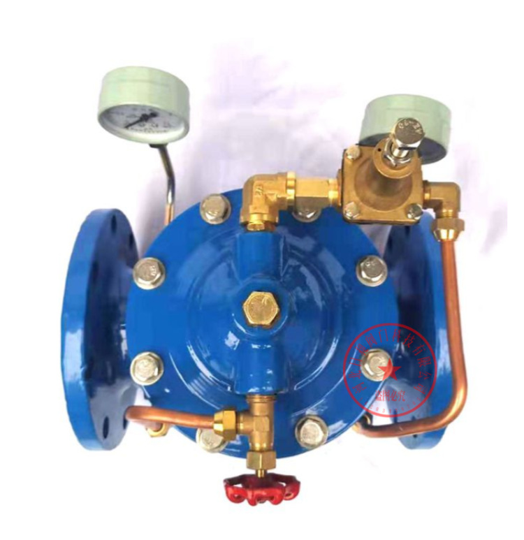 可调式减压稳压阀DN100 铸铁水力控制阀 200X-10Q先导式减压阀-阿里巴巴