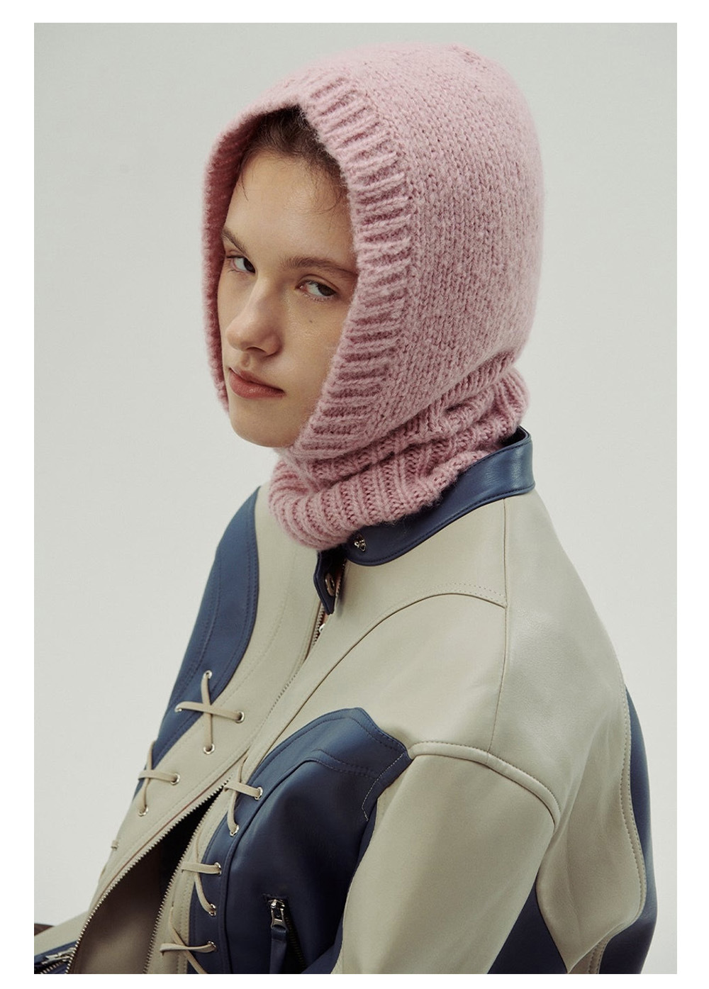 韩国设计师款糖果色含20羊毛针织毛线保暖套头帽巴拉克拉法帽冷帽-阿里巴巴